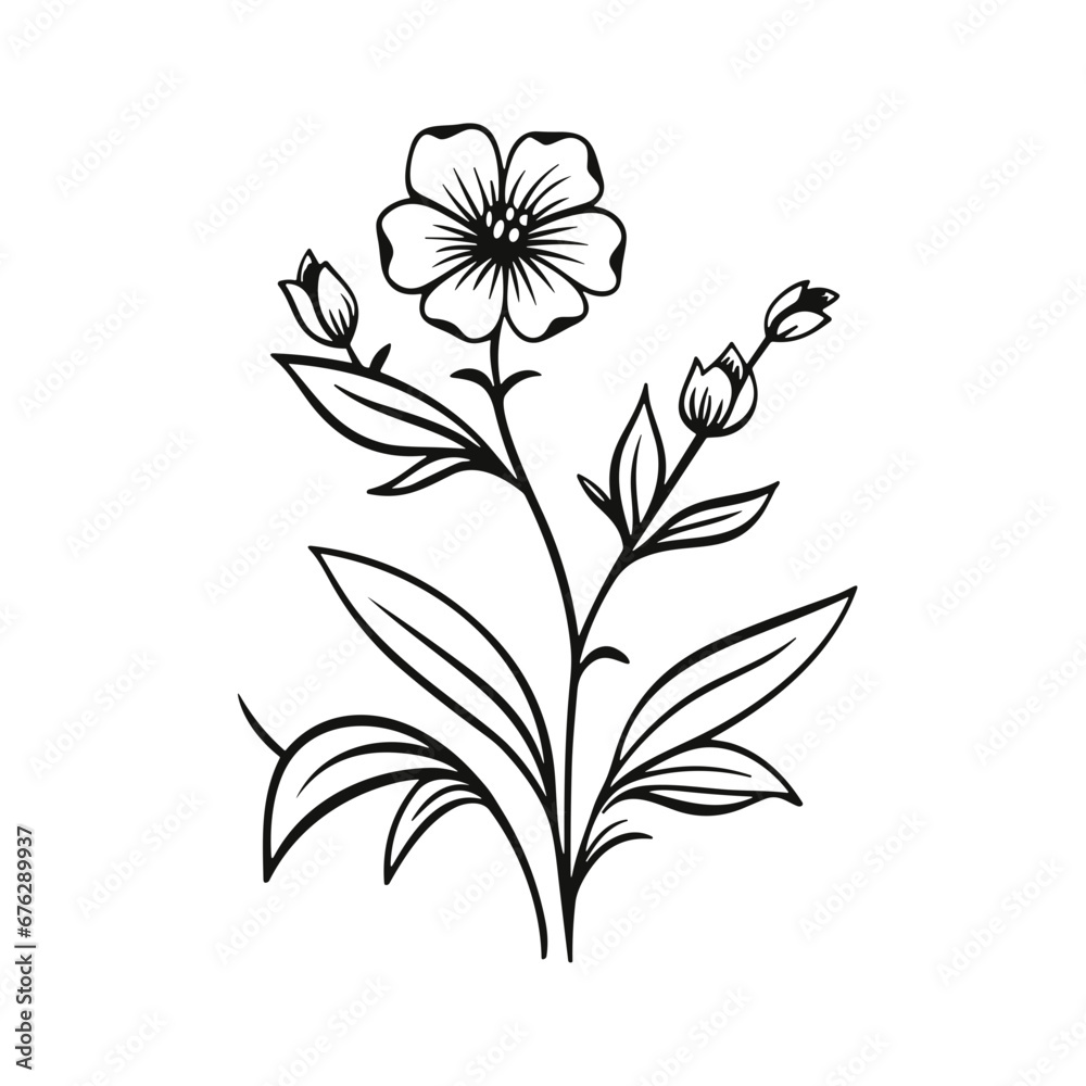 line drawing, line art png, line art prints, spring clipart, line art ...