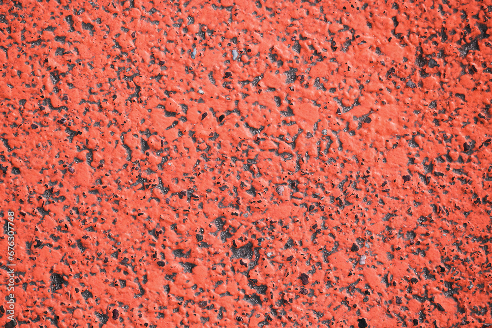 Stucco wall texture. Red paint asphalt. Gray plaster wall pattern ...