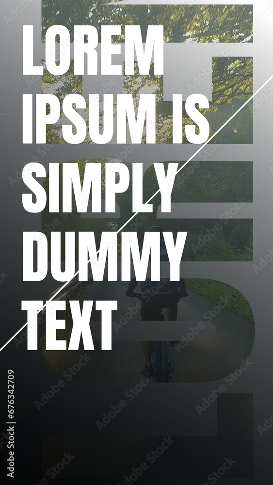 Vertical Text Animation for Social Media Stories Stock Template | Adobe ...