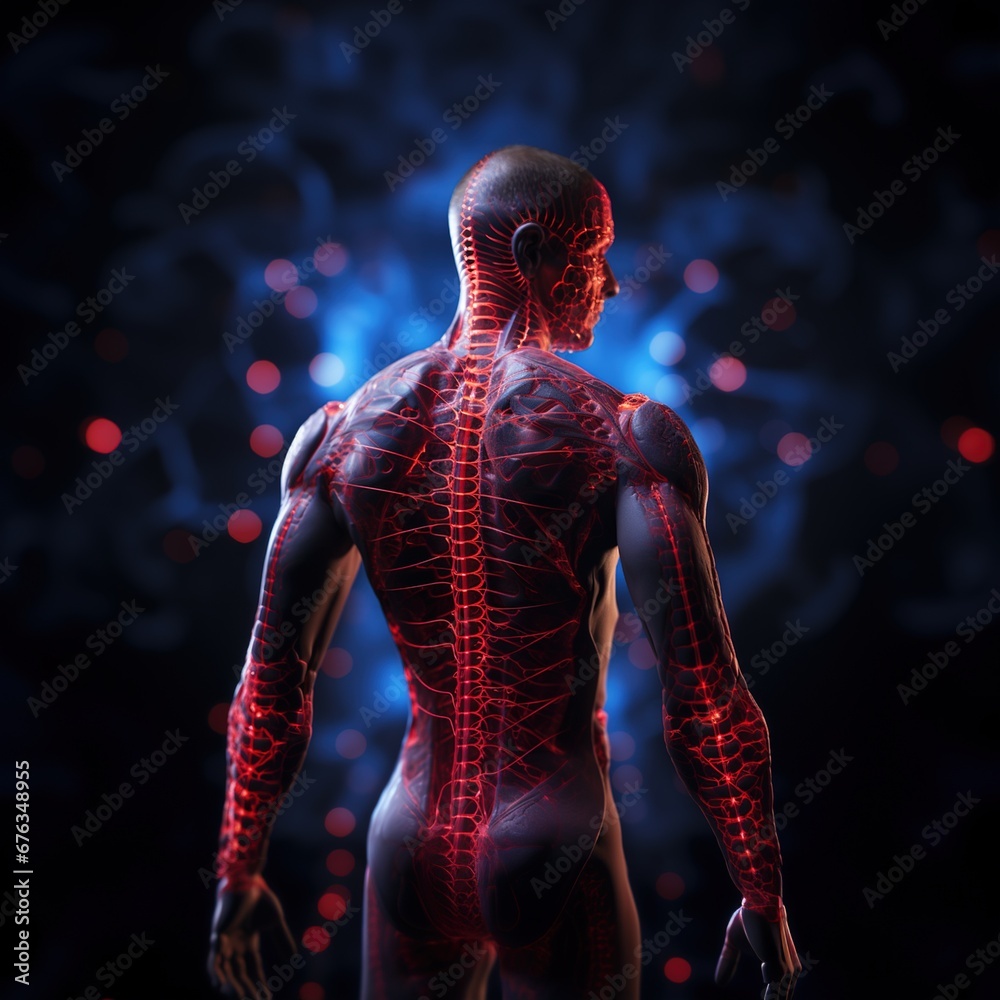 Abstract human body anatomy. Stock Illustration | Adobe Stock