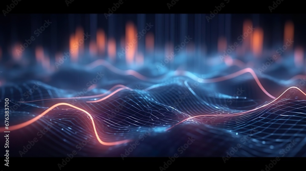 Abstract digital background Stock Illustration | Adobe Stock