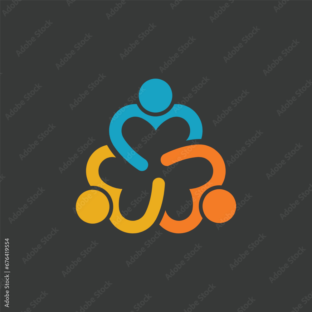 Unity in Diversity: A Heartwarming Illustration of Three Individuals ...