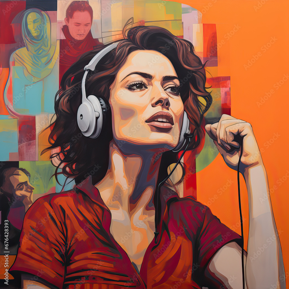 Gender Equality Through Art: Empowering Women's Voices Stock ...