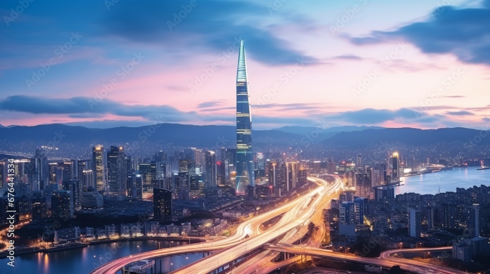 4K time lapse Seoul's best landmarks are its traffic and cityscape ...