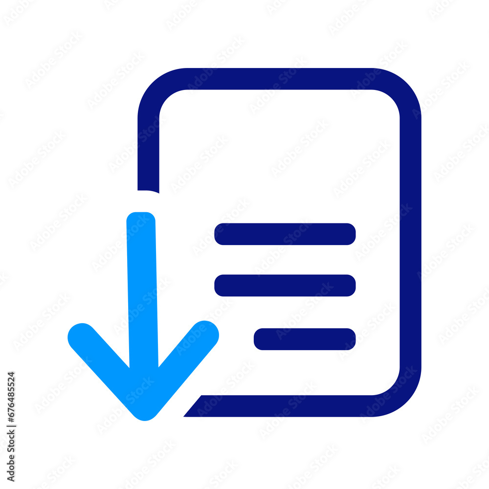 File download n upload, Approval, Arrow to bottom, a relative direction ...