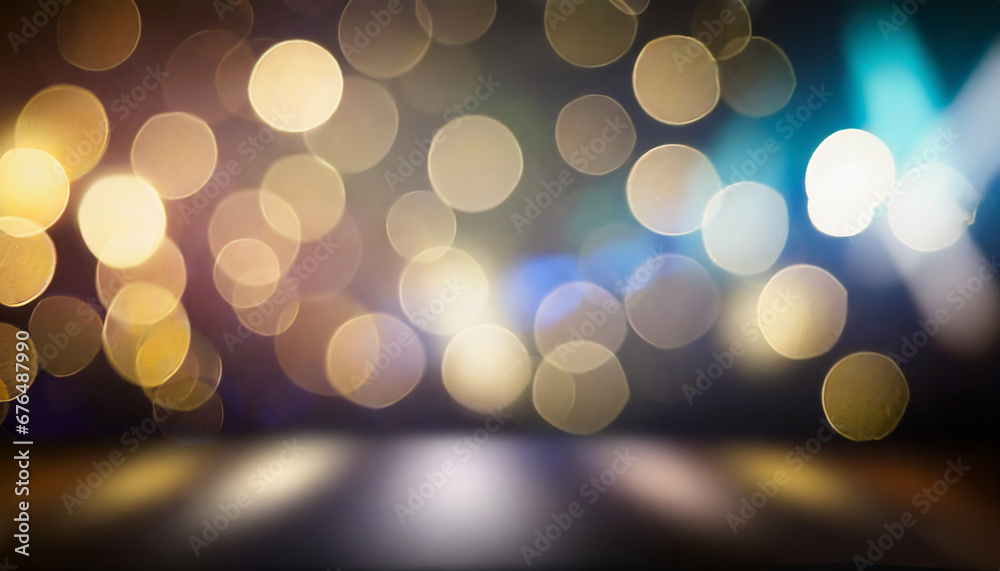 blurred out nightclub dancing scene background with lots of bokeh and a ...