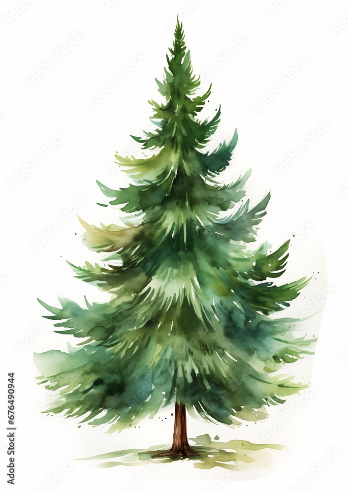 pine tree camp half blood cute illustration simple anomalous object ...