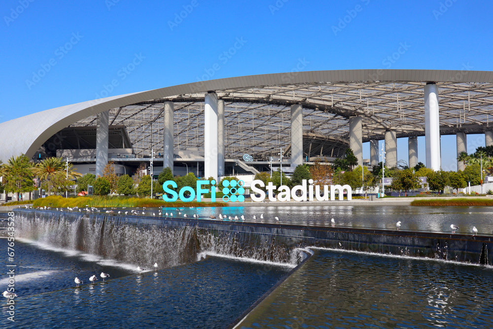 Inglewood (Los Angeles), California – November 6, 2023: SoFi Stadium ...