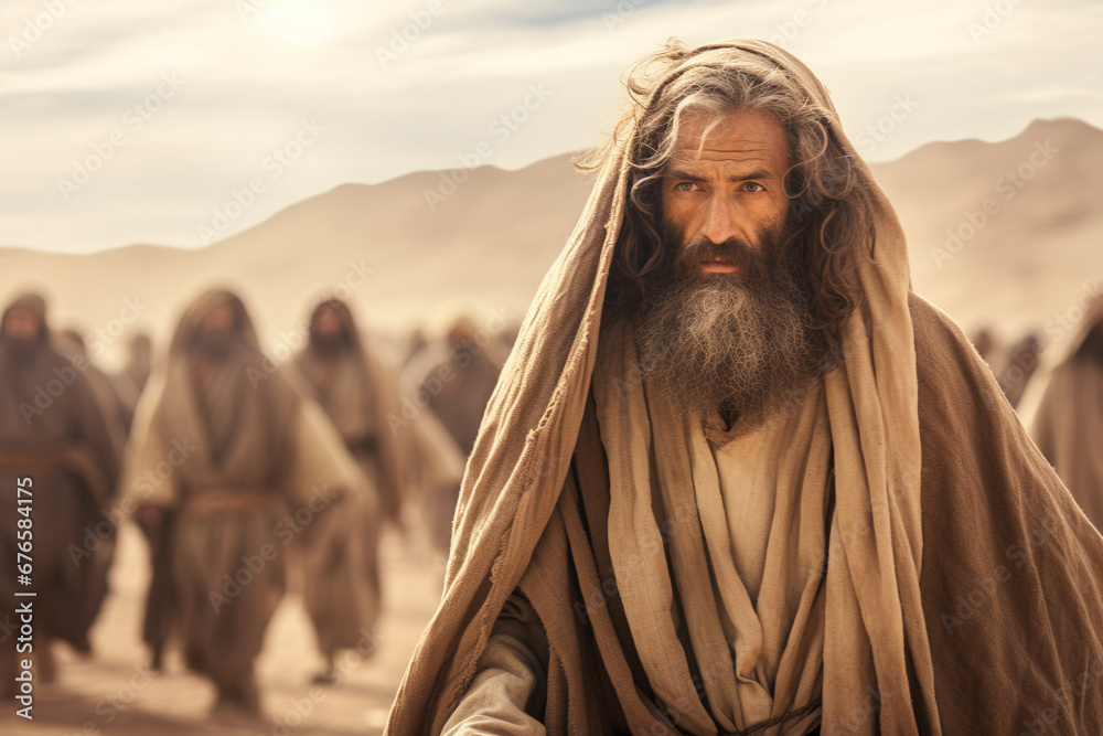 Led by faith and divine calling, Moses guides Israelite Jews through ...