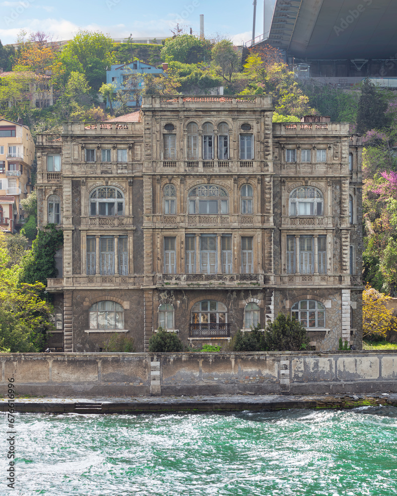 Zeki Pasa Yalisi, a traditional Turkish magnificent waterfront mansion ...