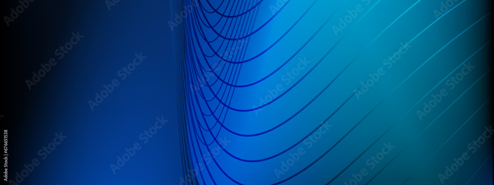 Blue mesh background layout. Blurred fluid effect. Gradient mesh ...