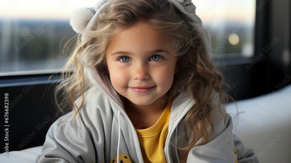 Child Pajamas Relaxing On Window Sill, Desktop Wallpaper Backgrounds ...