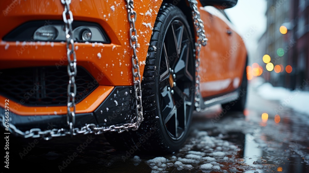 Putting Winter Chains On Car Mans, Desktop Wallpaper Backgrounds ...