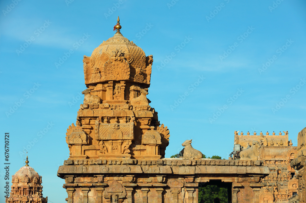 Ganapathi temple inside the Brihadeeswara Temple or Big Temple in ...