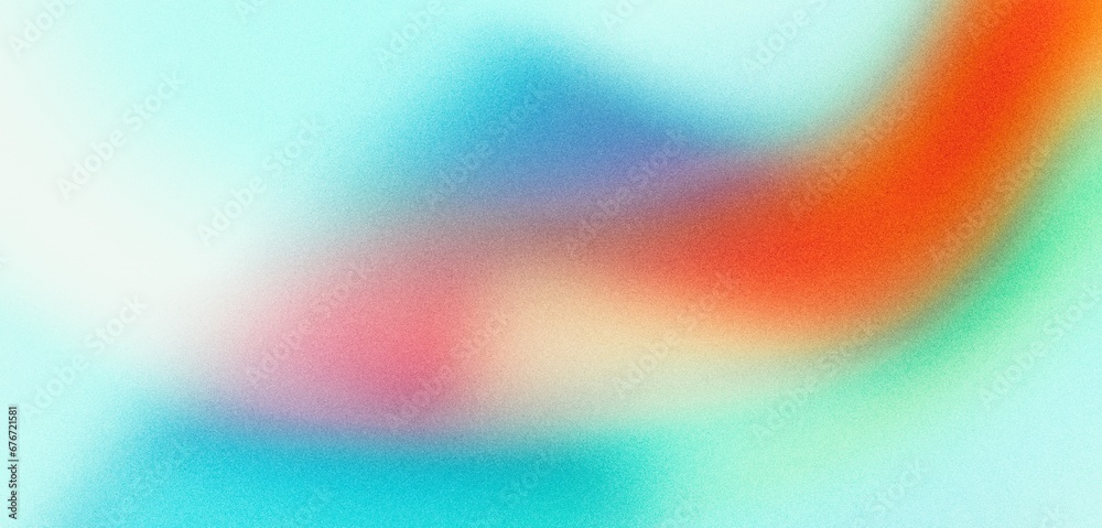 Red blue white yellow cmyk colors grain texture vibrant color gradient ...