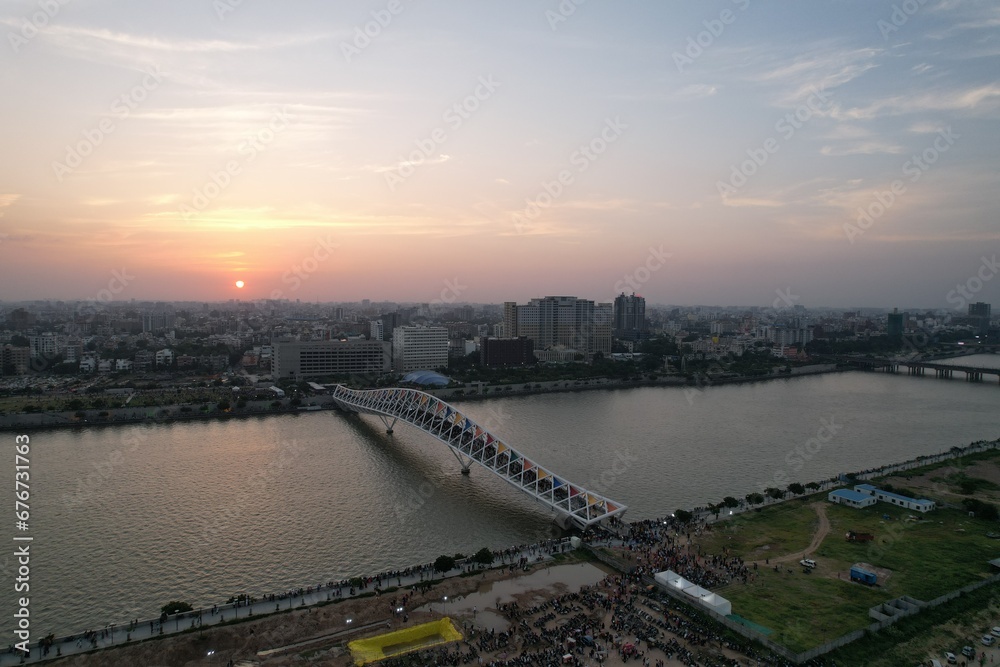 Atal Bridge Ahmedabad Gujarat India. Atal Bridge is a pedestrian ...
