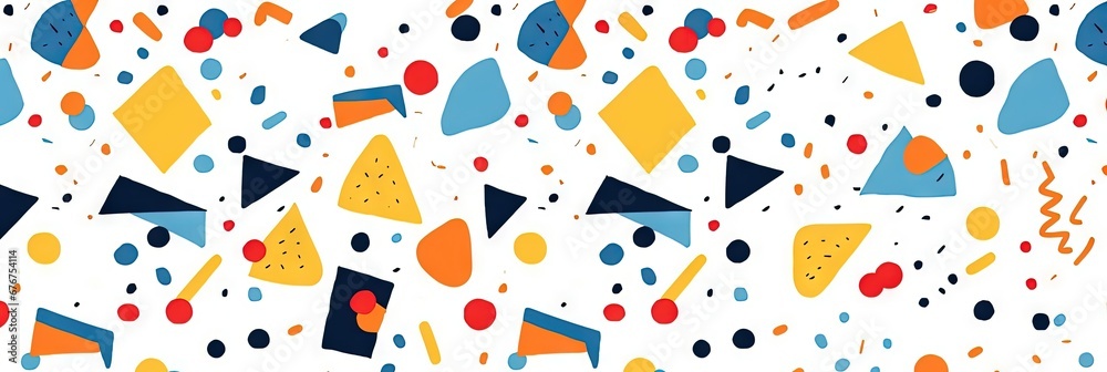 Children's cartoon abstract minimalist backdrop doodle drawing with ...