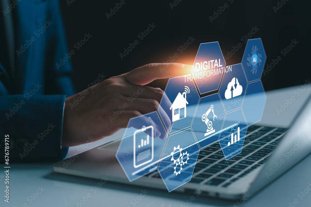 Digital transformation AI technology strategy, digitization and ...