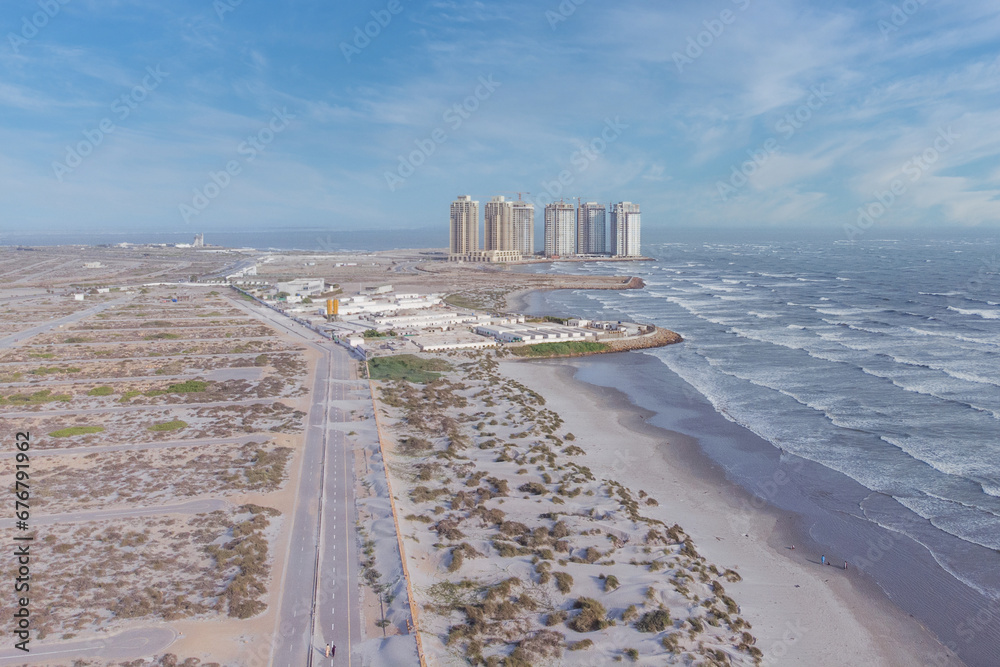 Karachi Pakistan 2022, aerial picture of Karachi cityscape, landmarks ...