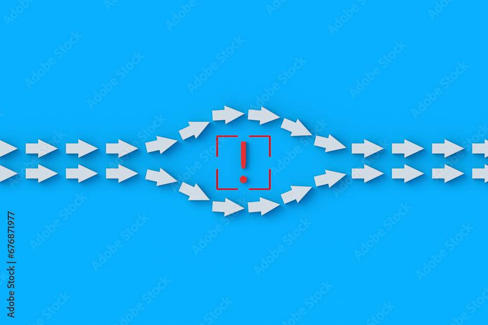 Bypassing the danger zone. Difficult development conditions. Moving ...