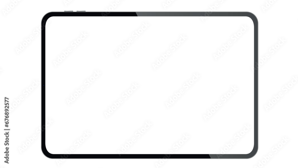 New ipad pro by Apple Inc. Screen ipad and back side ipad. Vector ...
