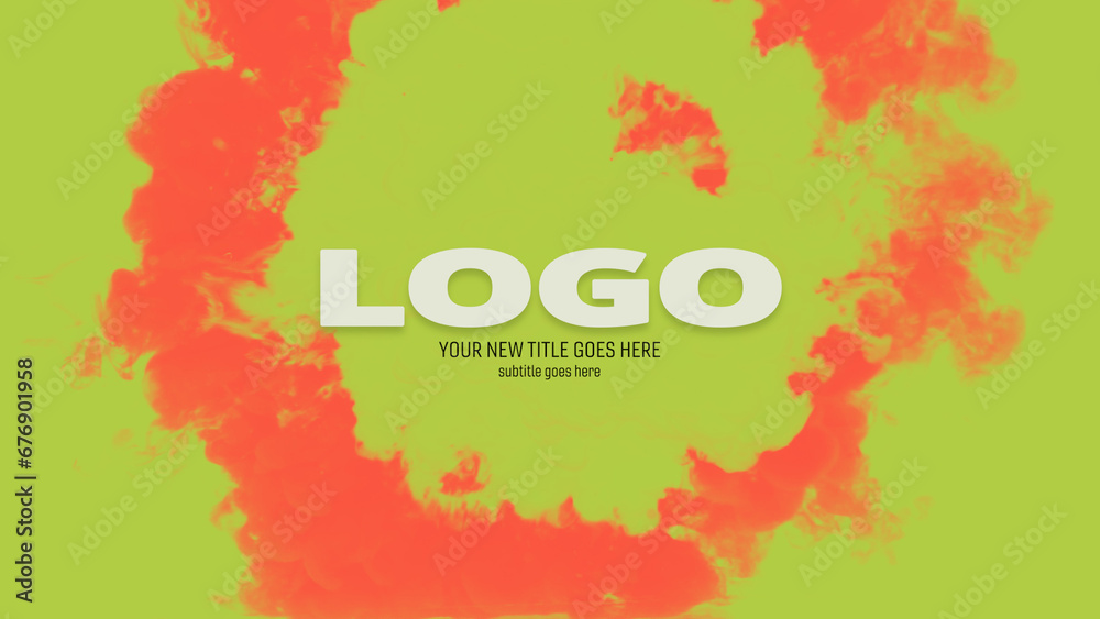 Fast Ink Drop logo Opener Stock Template | Adobe Stock