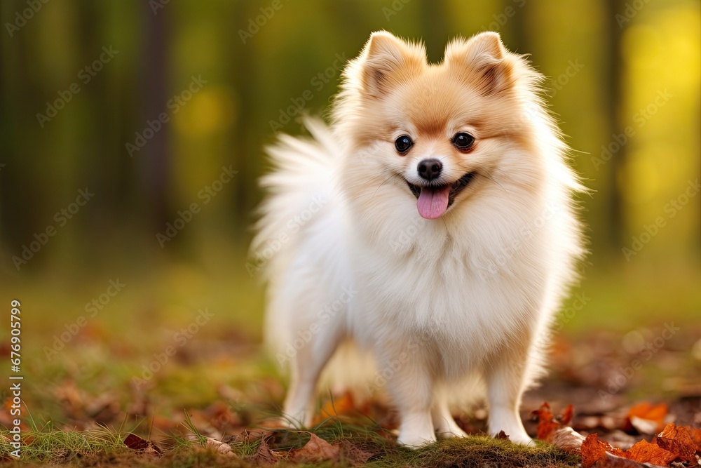 German Spitz - Portraits of AKC Approved Canine Breeds Stock Photo ...
