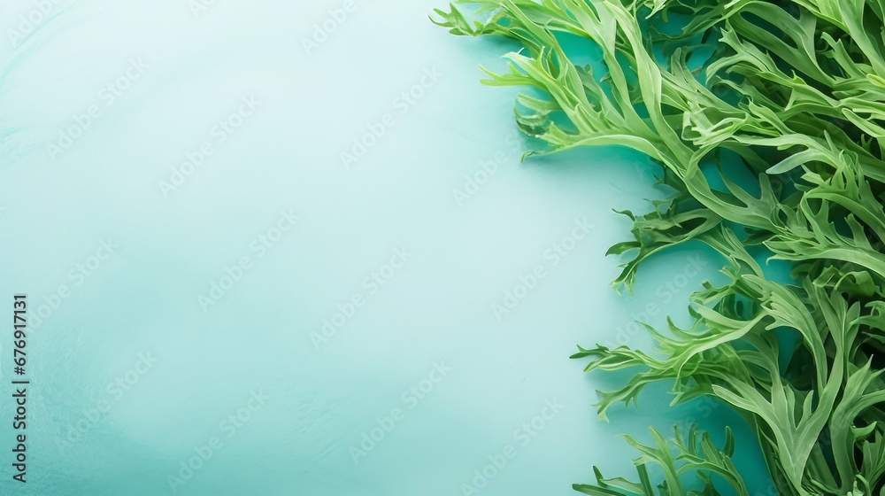 Seaweed green. Background for text. Stock Illustration | Adobe Stock
