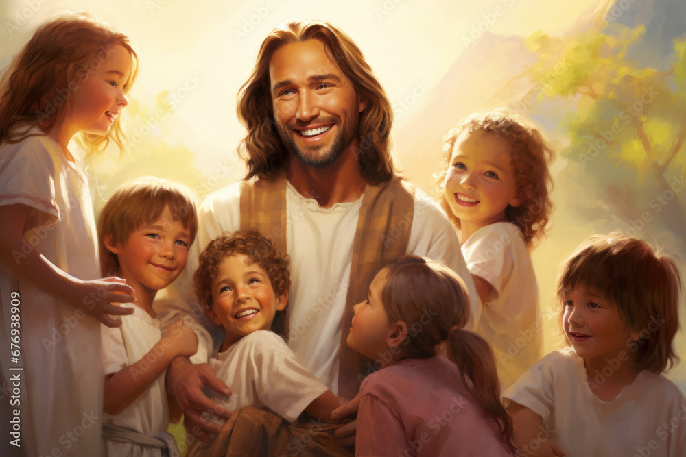 Jesus and children - In the Arms of Love - Jesus and the Little Ones ...