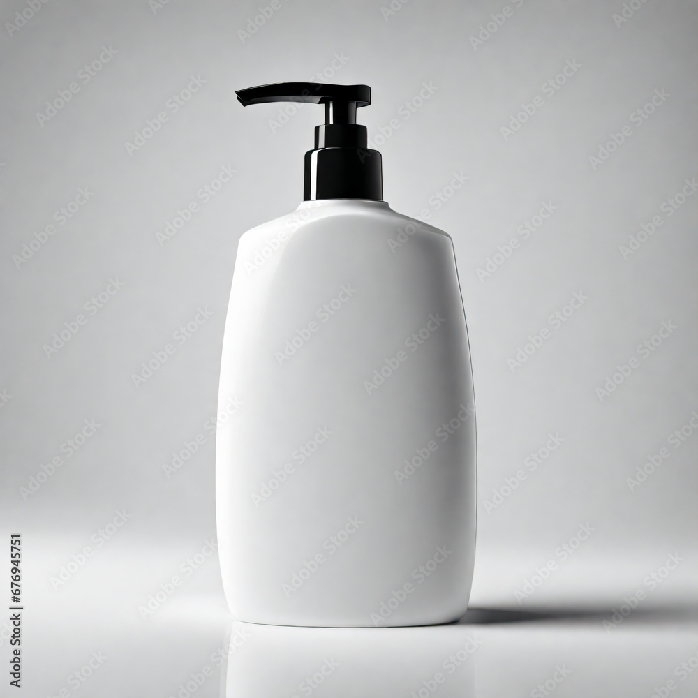 Beautiful shampoo mockup concept for modern design Stock Illustration ...