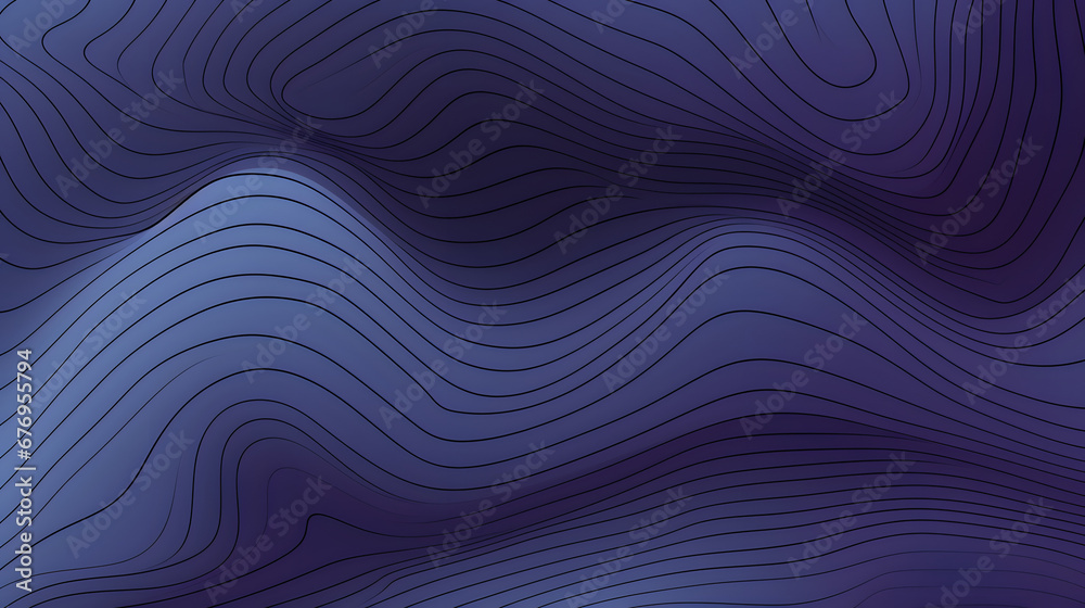 Abstract wavy topographic map. Abstract wavy and curved lines ...