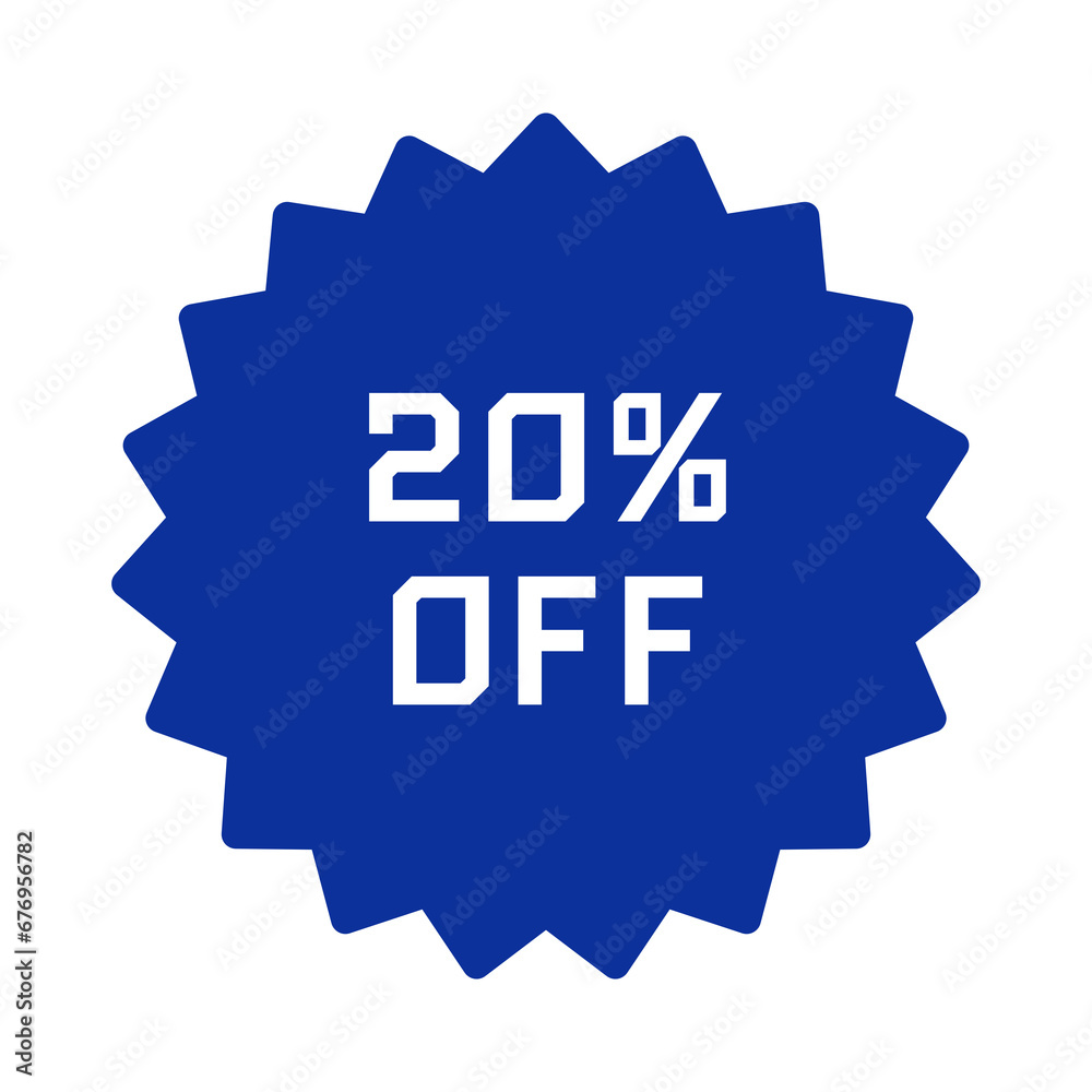 Digital discount offer label or sticker in PNG format with transparent ...
