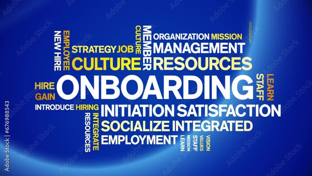 Onboarding animated tag word cloud;text design animation kinetic ...