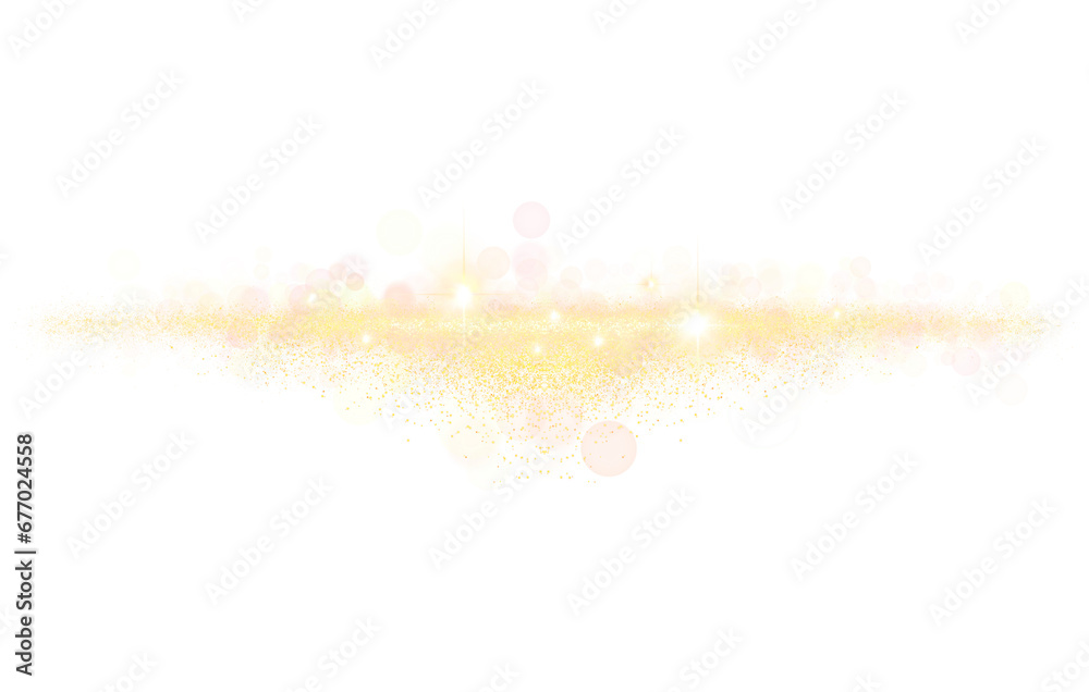 Luxury gold glitter. golden sparkle confetti. shiny glittering dust ...