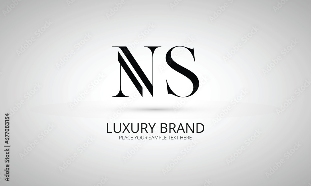 NS N ns initial logo | initial based abstract modern minimal creative ...