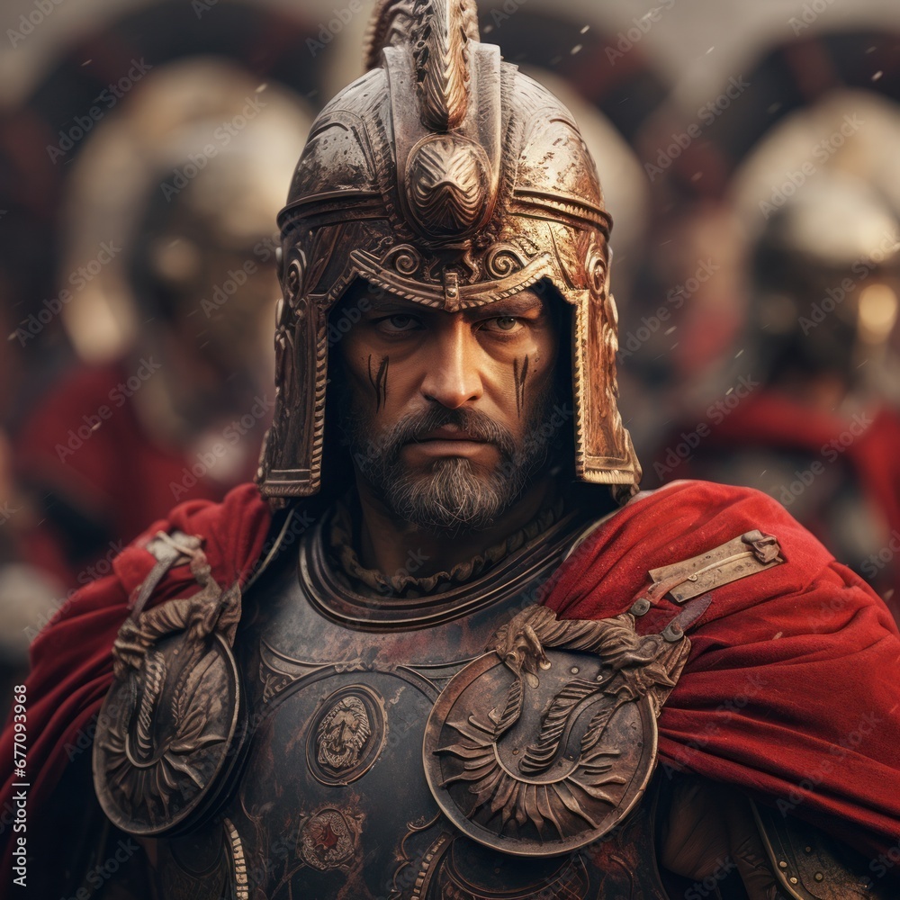 Ancient Warrior Arminius - A Statue of a Germanic Cherusker Chief and ...