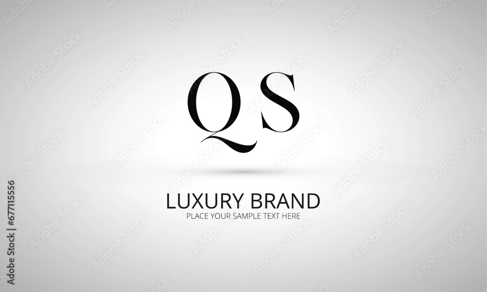 QS Q qs initial logo | initial based abstract modern minimal creative ...
