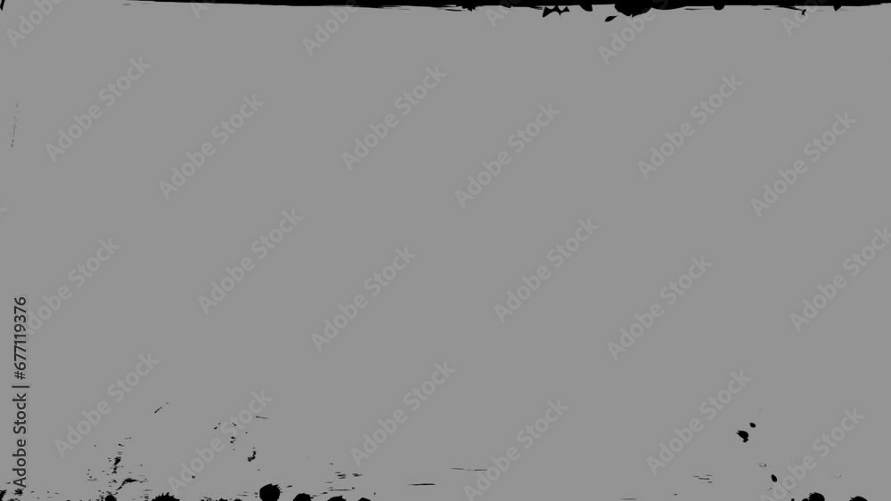 Gritty Dirty Scratched Frame Grunge Texture Staccato Brush Stroke and ...