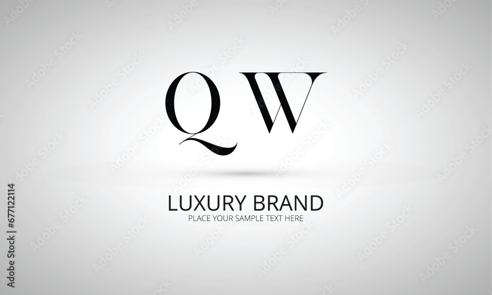 QW Q qw initial logo | initial based abstract modern minimal creative ...