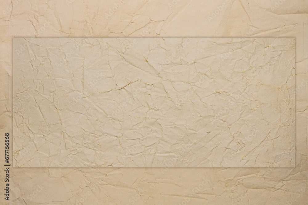 Retro torn aged paper. Scrolls, crumpled paper. Ancient monuments ...