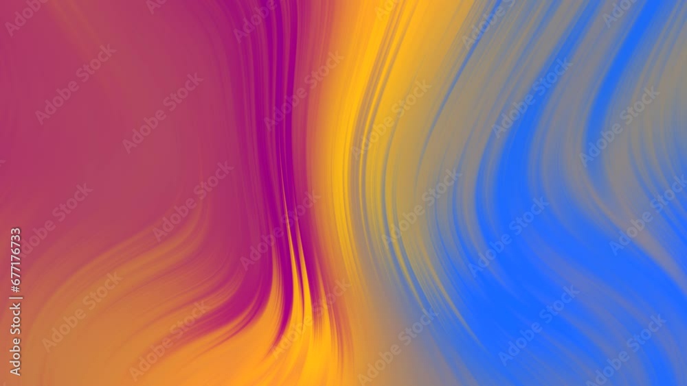 Abstract Liquid Background Animation With Multiple Colors 4K. Stock ...