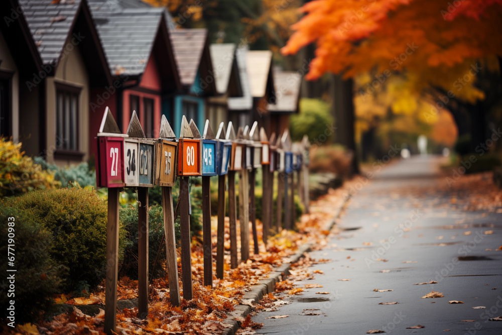 vintage-style poster of signs directing voters to a polling station ...