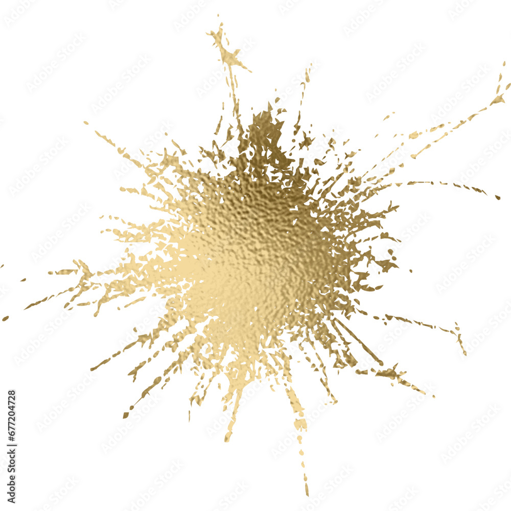Goldener Fleck mit transparentem Hintergrund Stock Vector | Adobe Stock