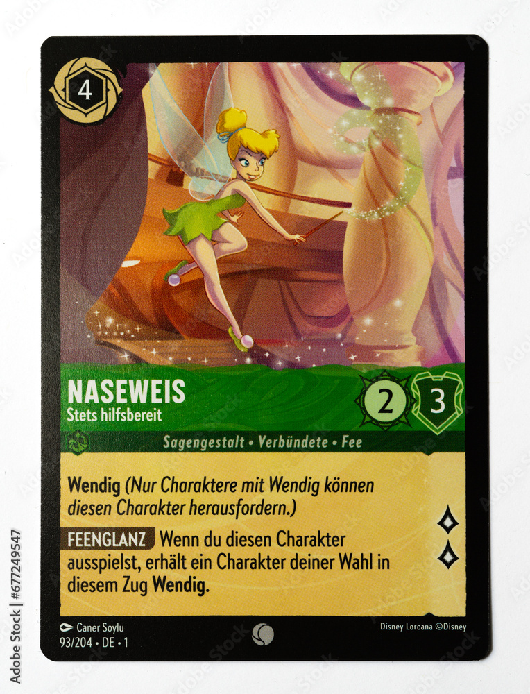 Hamburg, Germany - 10312023: detail macro photo of the German ...