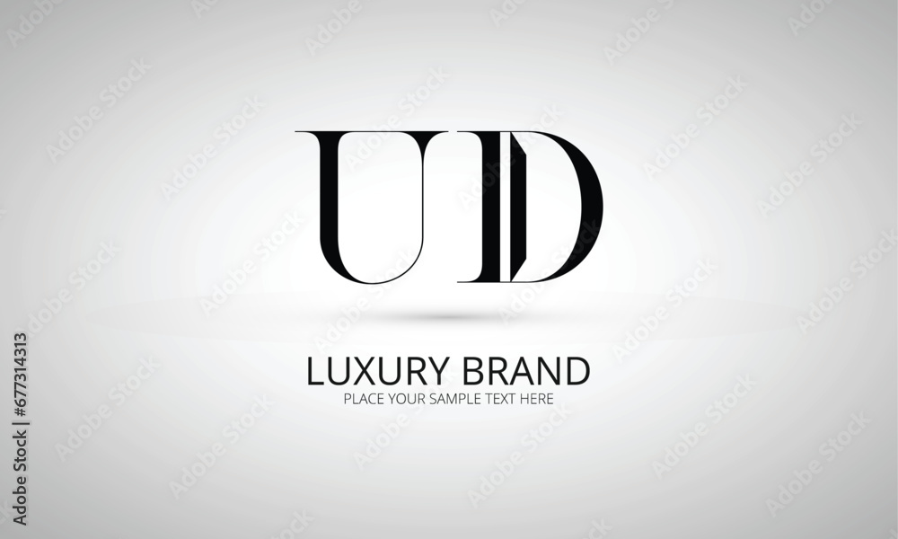 UD U ud initial logo | initial based abstract modern minimal creative ...