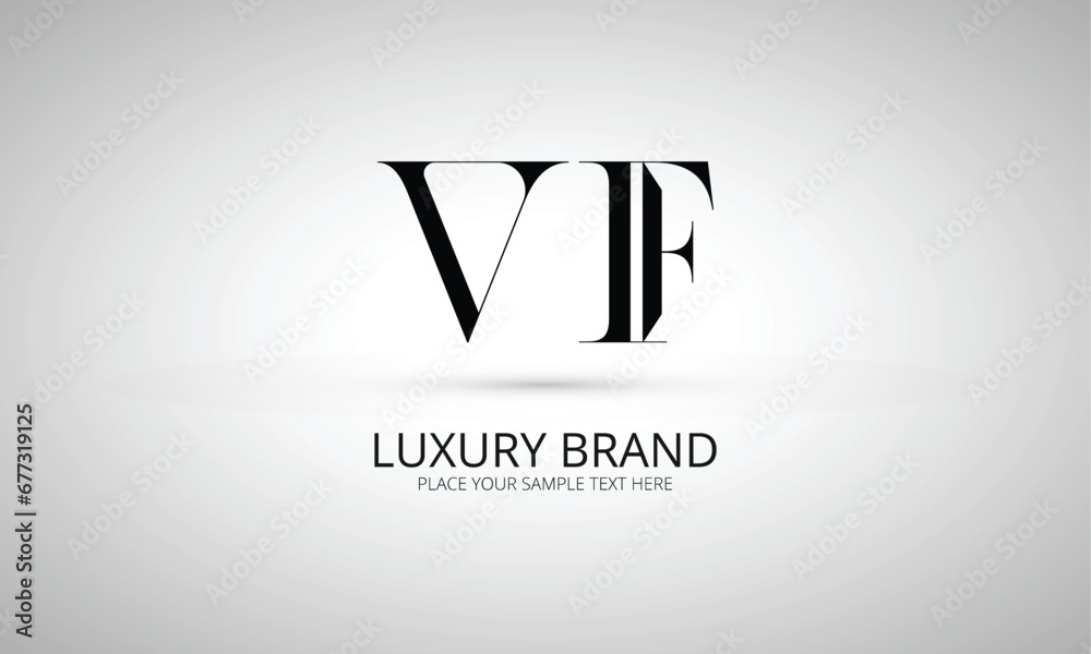 VF V vf initial logo | initial based abstract modern minimal creative ...