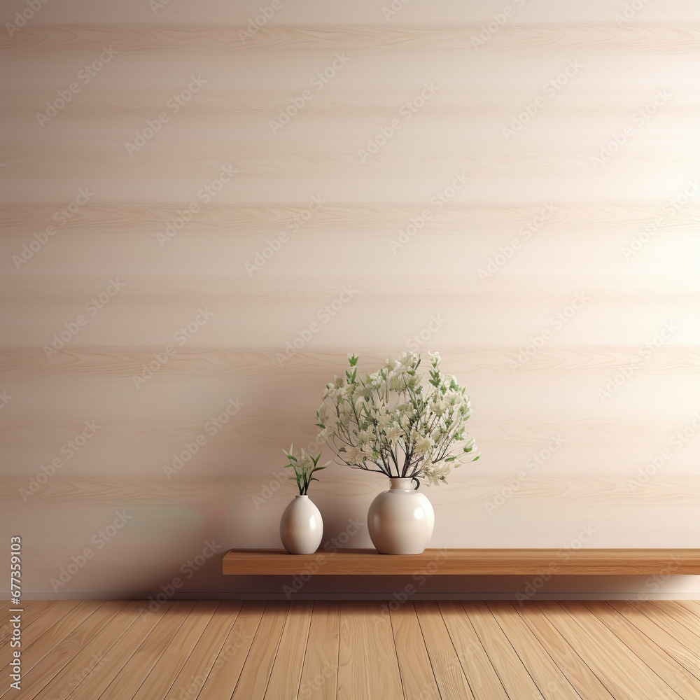 Clean Scene Mockup for products, Wood texture walls, Background for ...