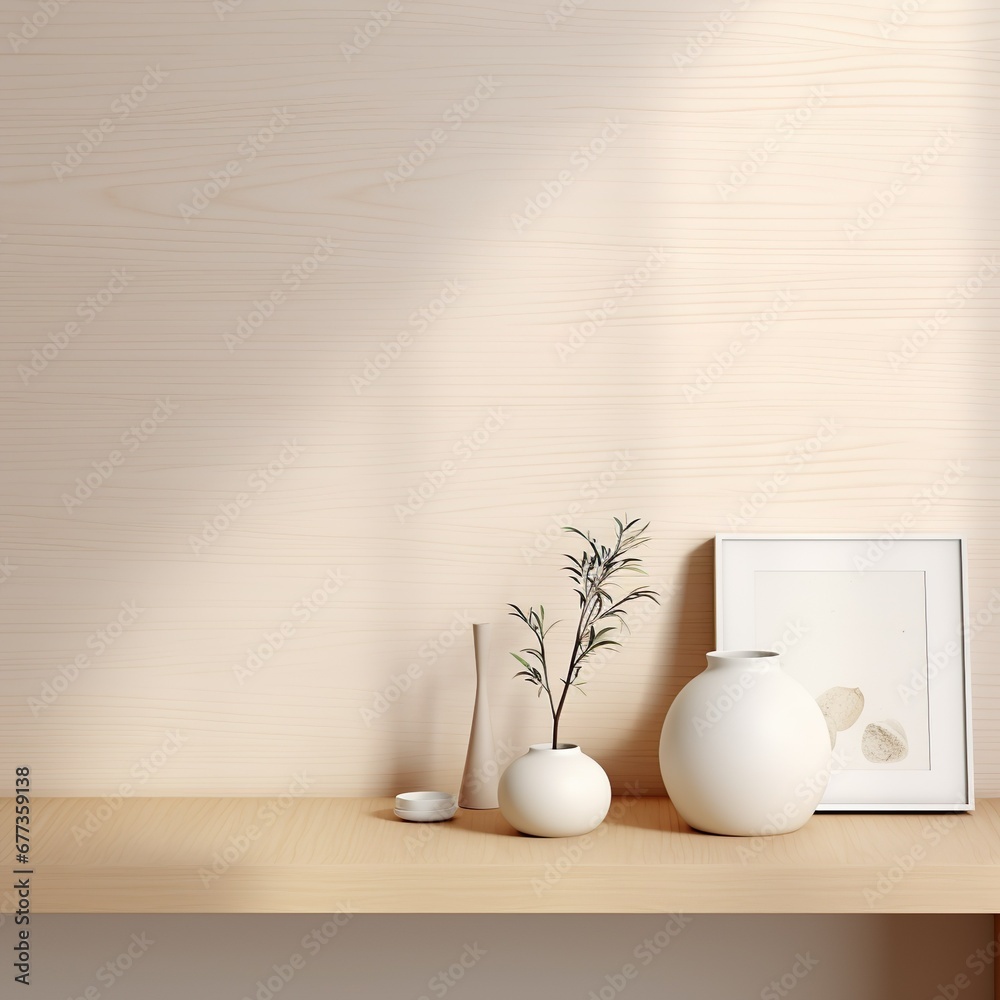 Clean Scene Mockup for products, Wood texture walls, Background for ...