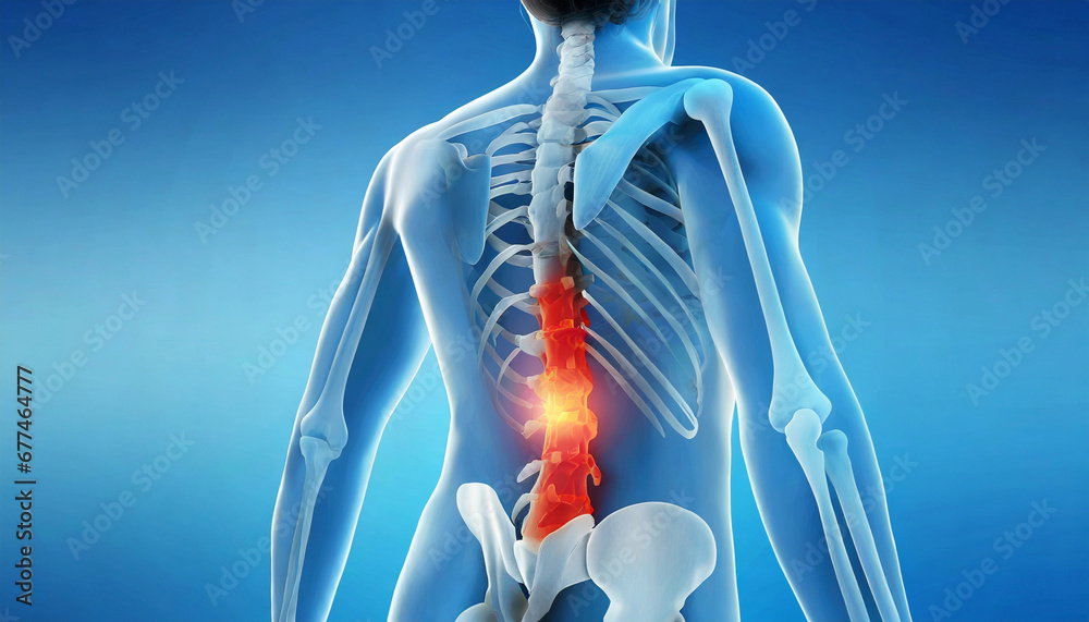 3D Exploration of the Human Backbone's Anatomy and Structure, 3D ...