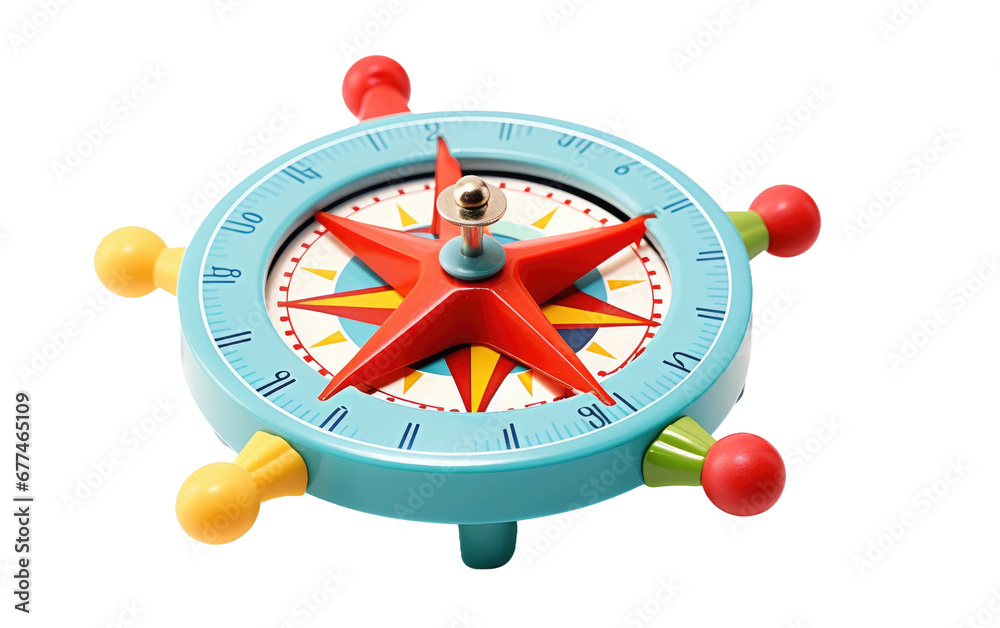 Toy compass on transparent background, PNG Format Stock Illustration ...